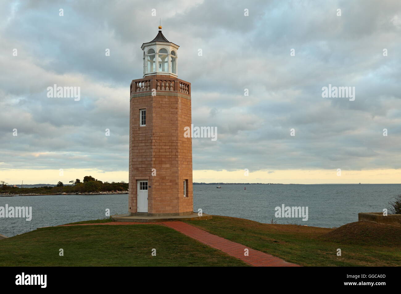geography / travel, USA, Connecticut, Groton, Avery Point Light (1944 ...
