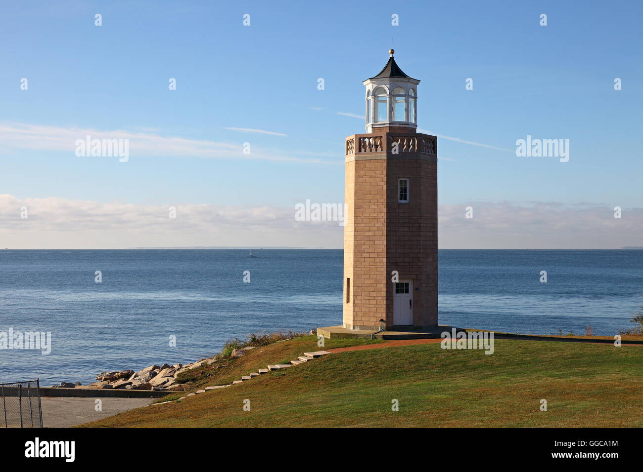 geography / travel, USA, Connecticut, Groton, Avery Point Light (1944 ...