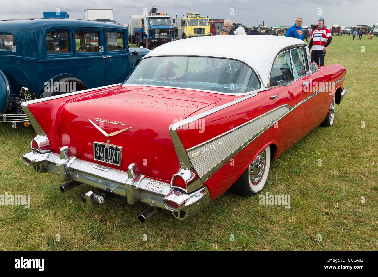 1950s car with fins hi-res stock photography and images - Alamy