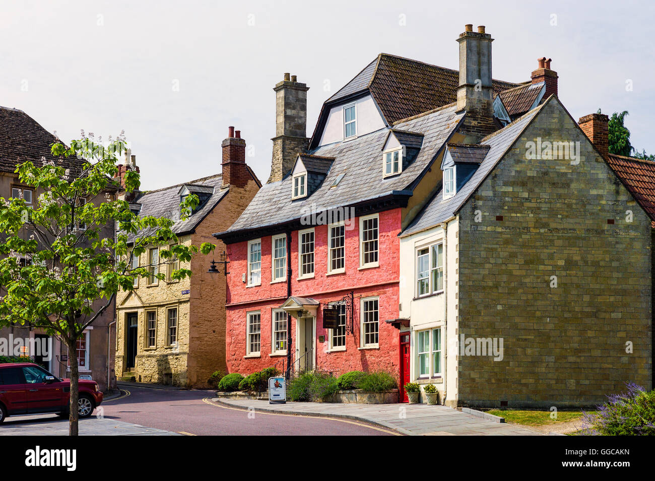 Market Hill Calne Wiltshire UK Stock Photo - Alamy