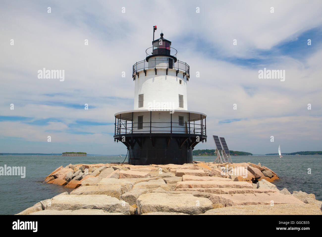 Portland Breakwater Lighthouse (Bug Light) is a small lighthouse at the ...