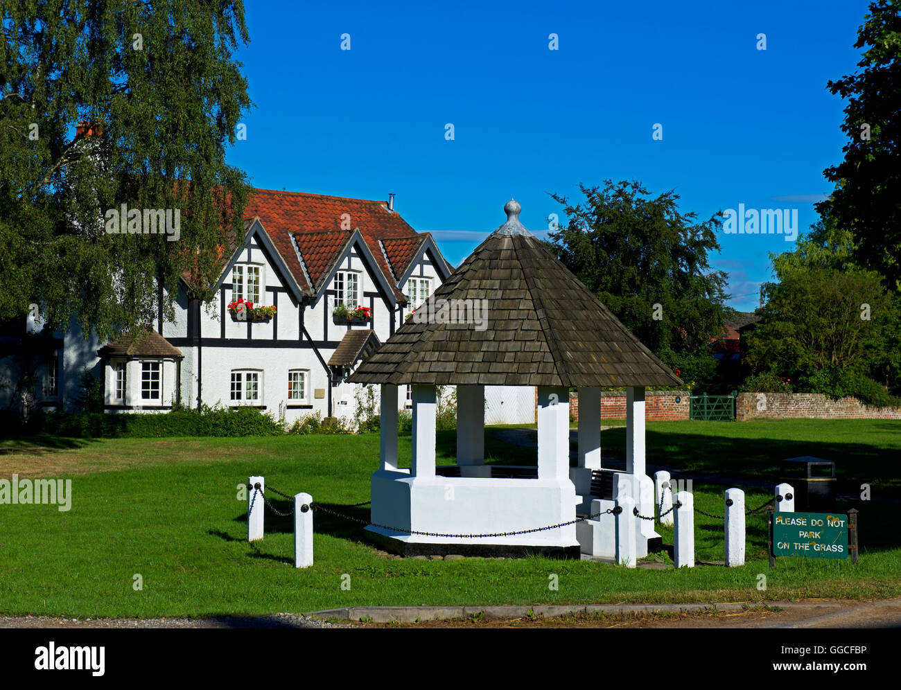 Old water pump in the village of Askham Richard, near York, North ...