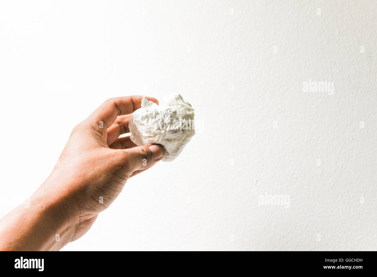 Crease Crumpled Paper Stock Photo - Alamy