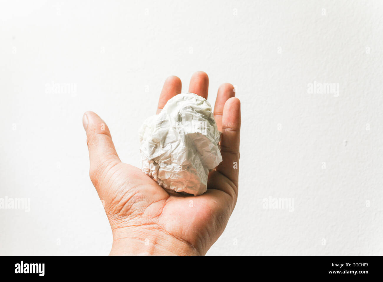 Crease Crumpled Paper Stock Photo - Alamy