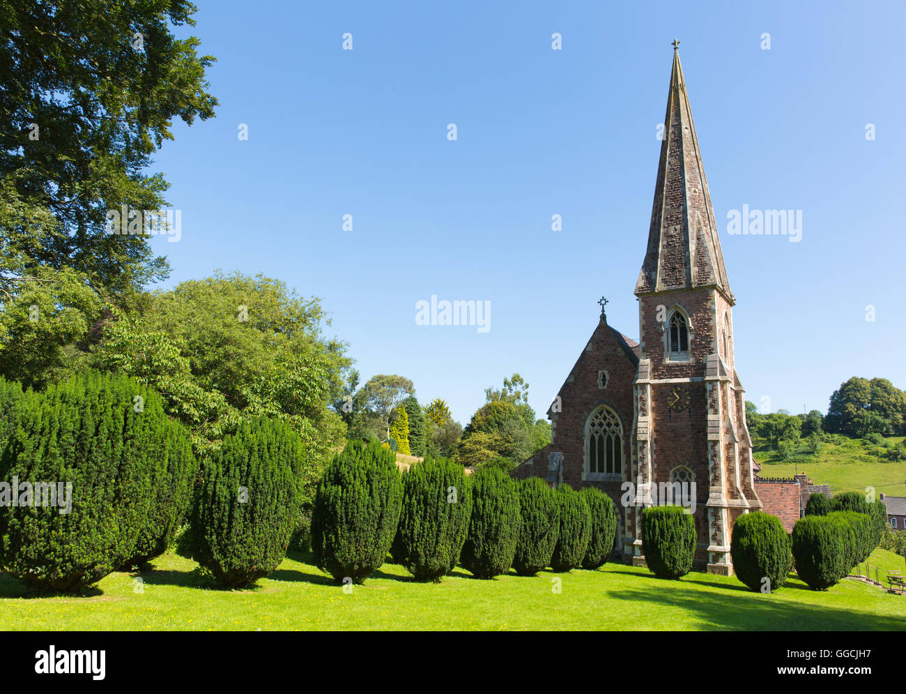St Peter`s church Clearwell Forest of Dean West Gloucestershire England ...