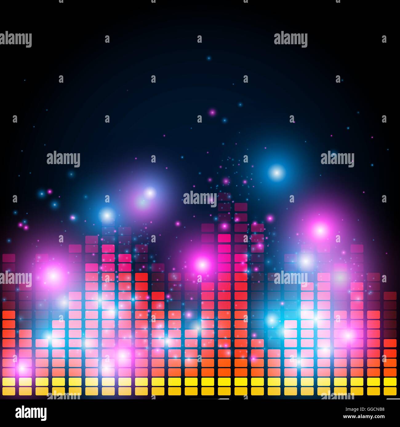 Equalizer on abstract technology background Stock Vector Image & Art ...