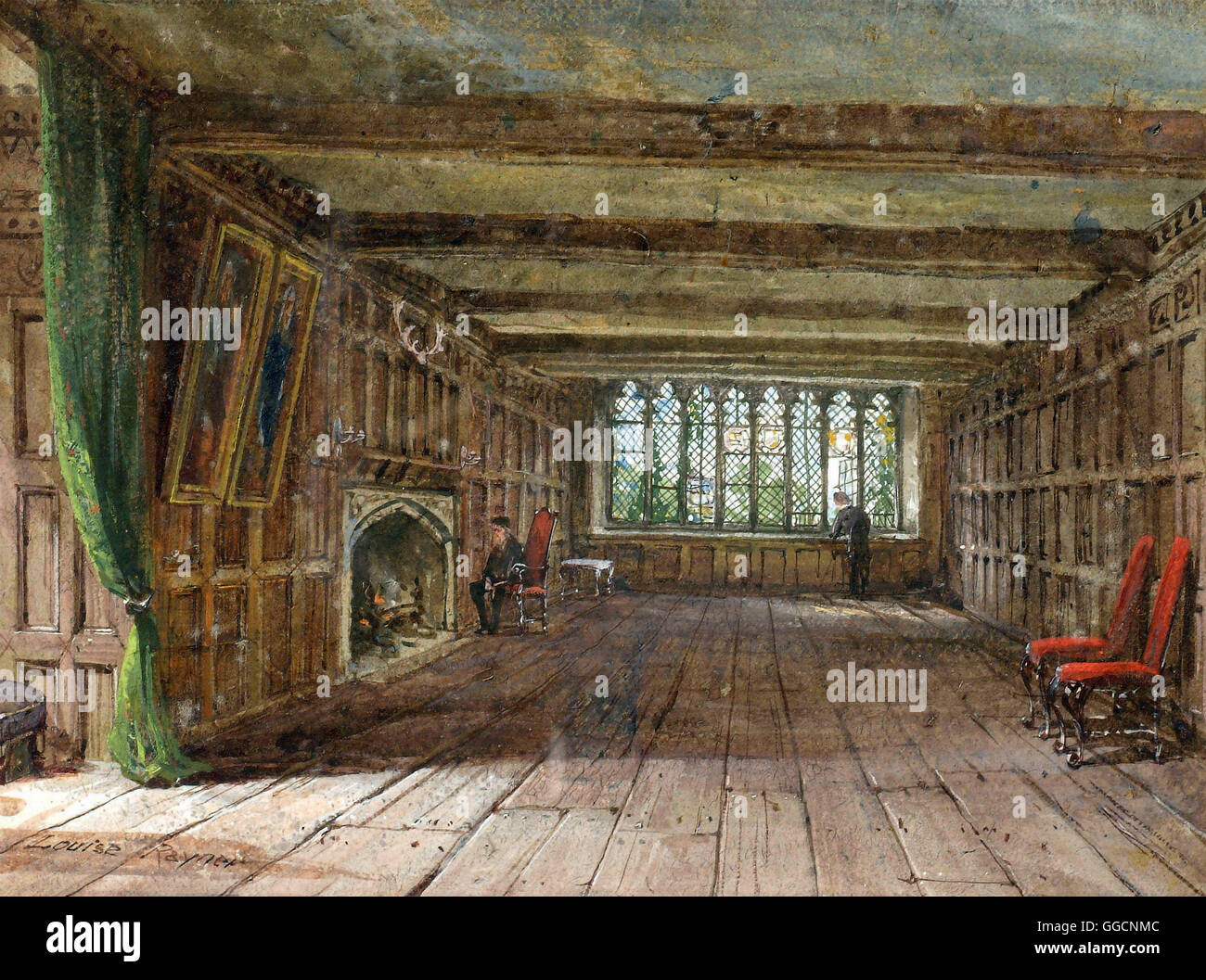 Interior of haddon hall hi-res stock photography and images - Alamy