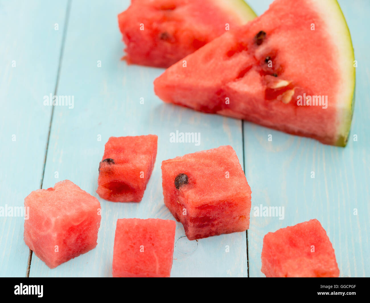 Watermelon table hi-res stock photography and images - Alamy
