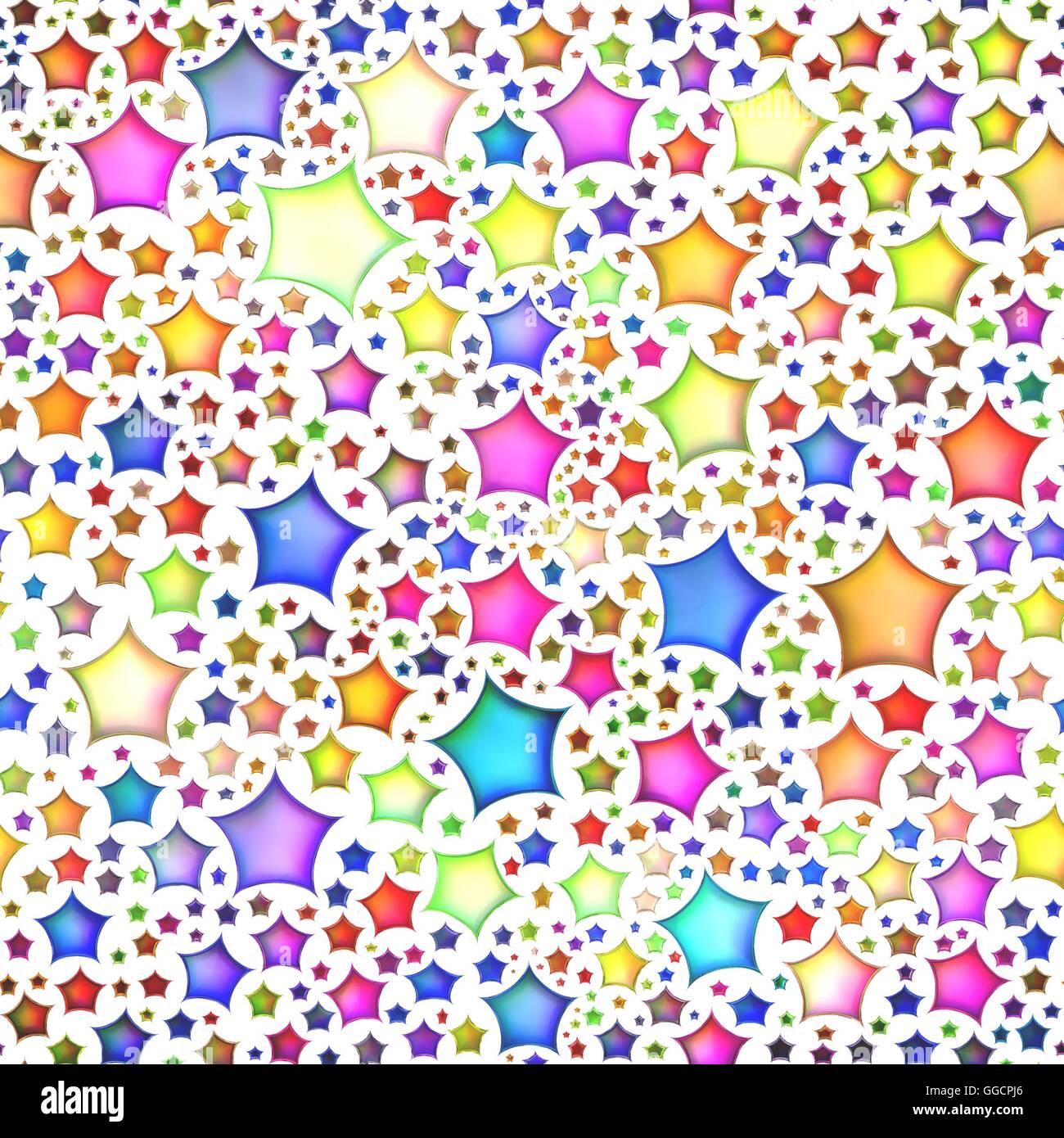 Seamless texture of abstract bright shiny colorful stars Stock Photo ...