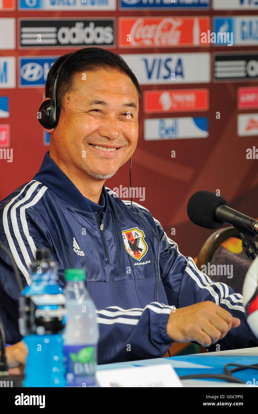 The Japan WNT trained in preparation for their opening group game of ...
