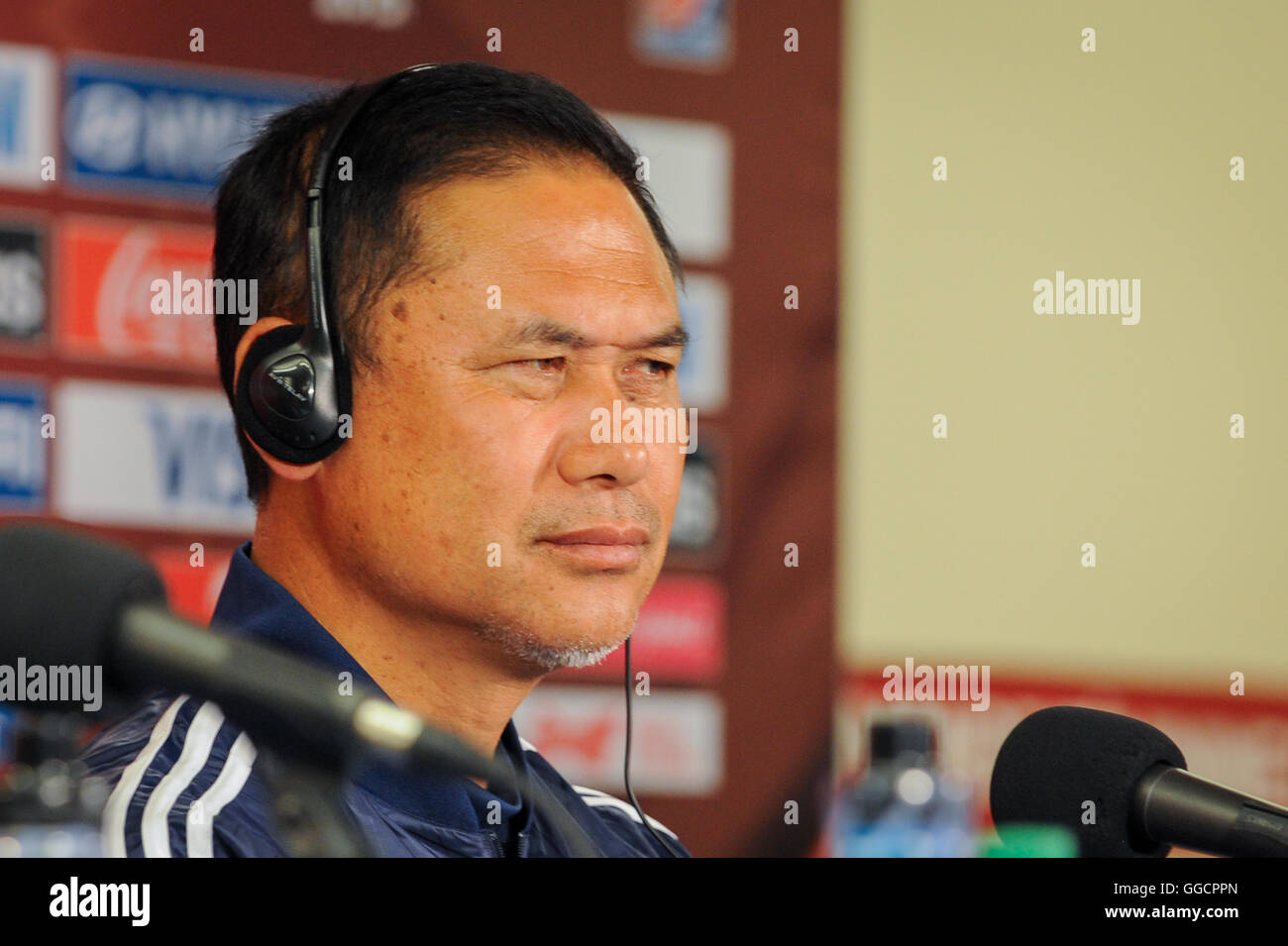 The Japan WNT trained in preparation for their opening group game of ...