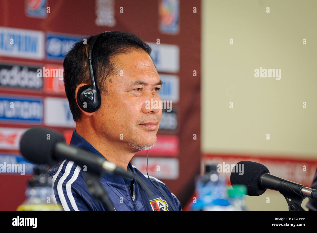 The Japan WNT trained in preparation for their opening group game of ...