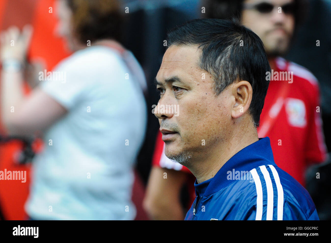 The Japan WNT trained in preparation for their opening group game of ...