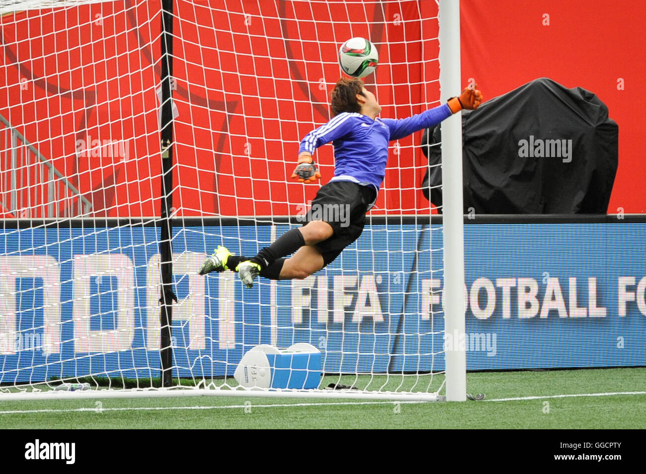 The Japan WNT trained in preparation for their opening group game of ...