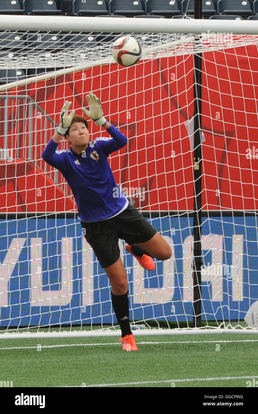 The Japan WNT trained in preparation for their opening group game of ...