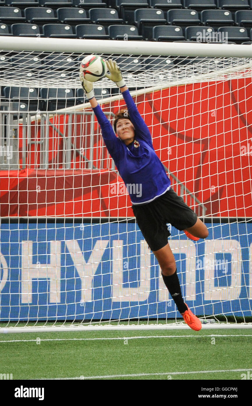 The Japan WNT trained in preparation for their opening group game of ...