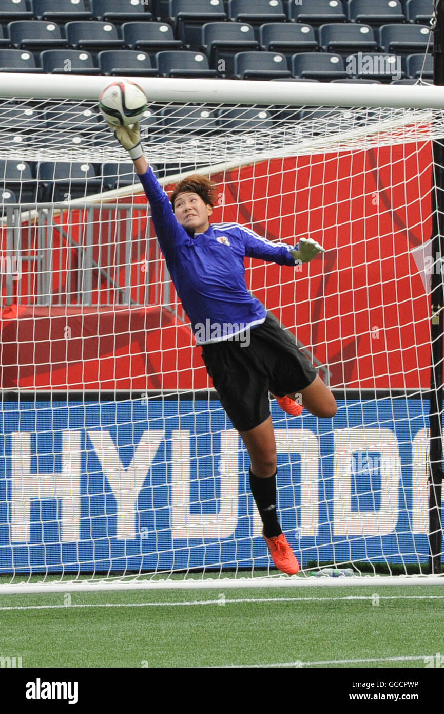 The Japan WNT trained in preparation for their opening group game of ...