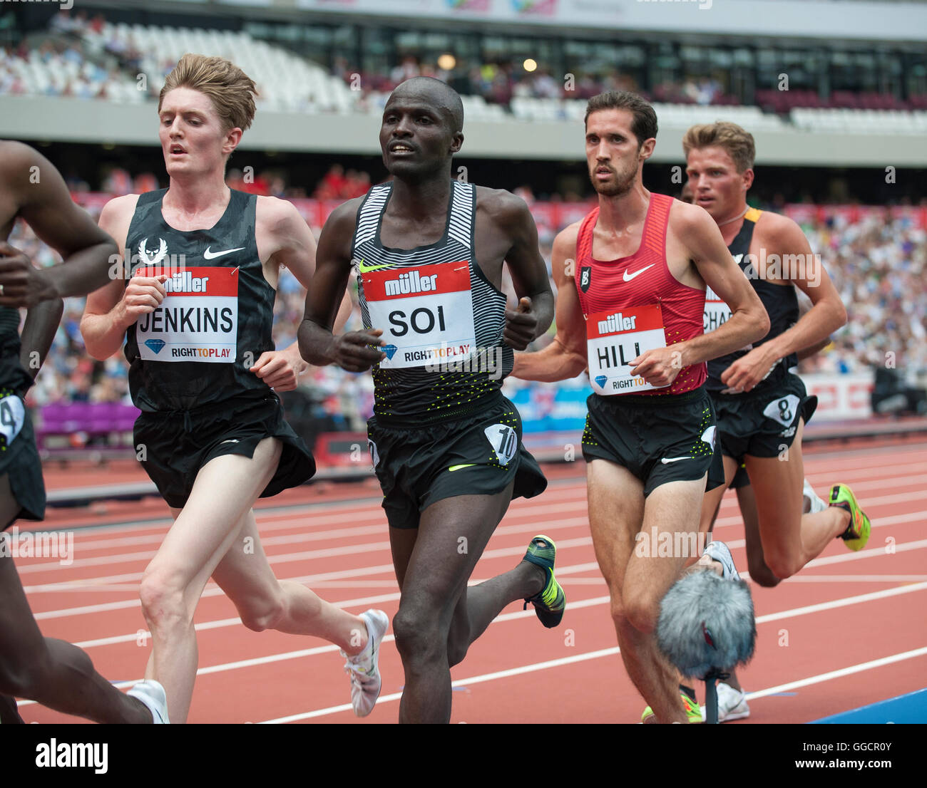 LONDON, ENGLAND - JULY 22: Edwin Cheruiyot Soi competing in the men's ...