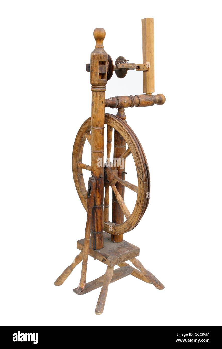 old distaff wood Stock Photo - Alamy