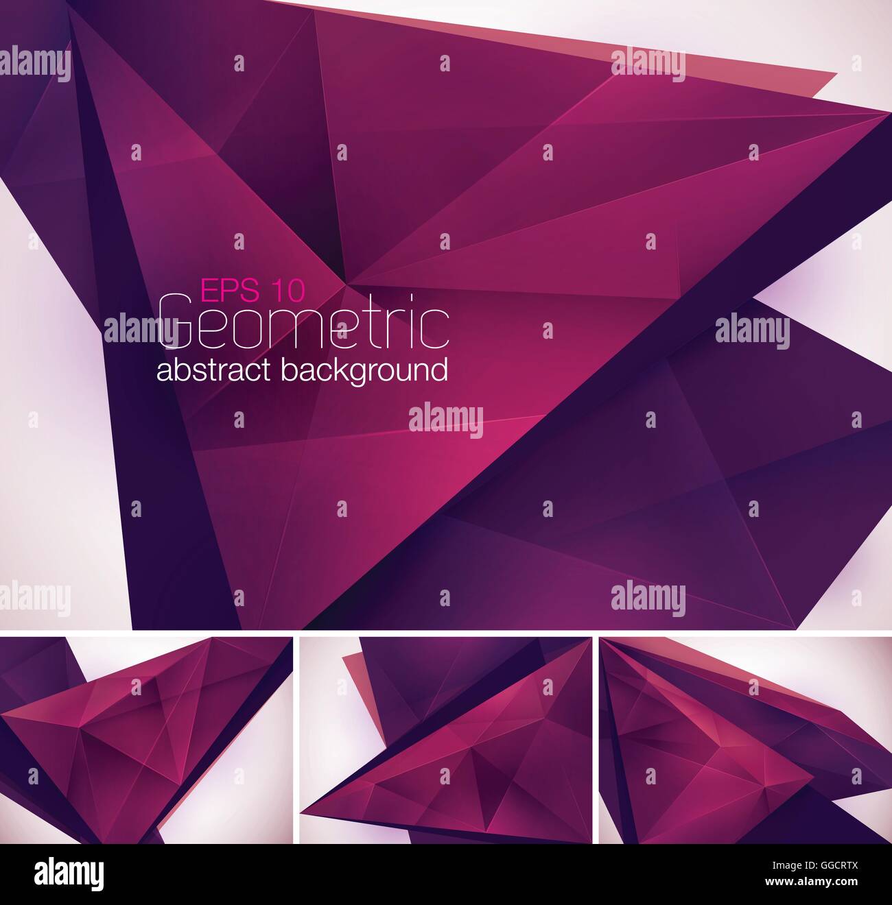 Geometric abstract background. Low poly vector background Stock Vector ...
