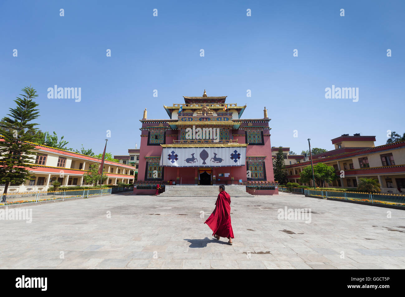 The Shechen monastery near Boudhanath, Kathmandu, Nepal Stock Photo - Alamy