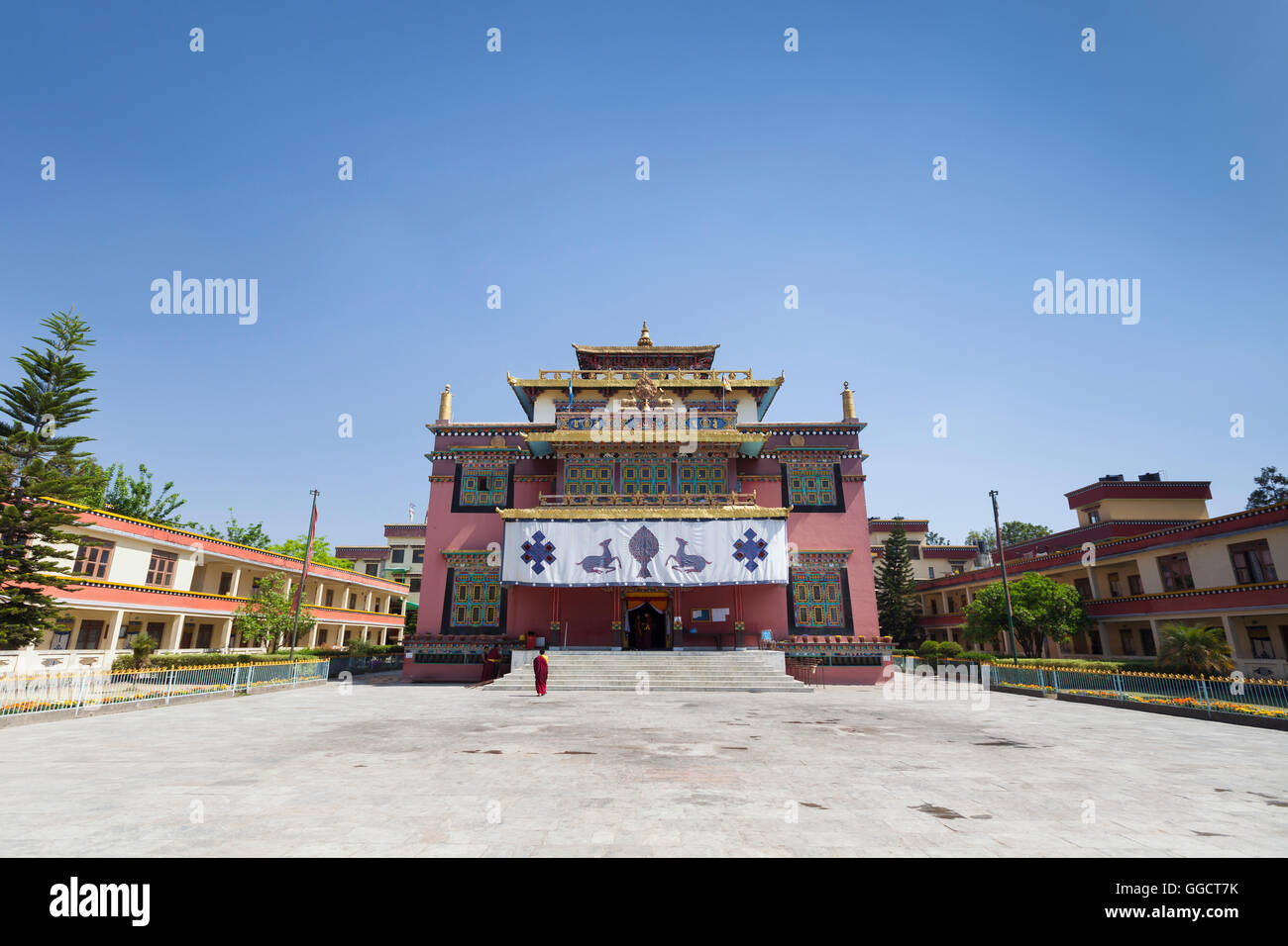 The Shechen monastery near Boudhanath, Kathmandu, Nepal Stock Photo - Alamy