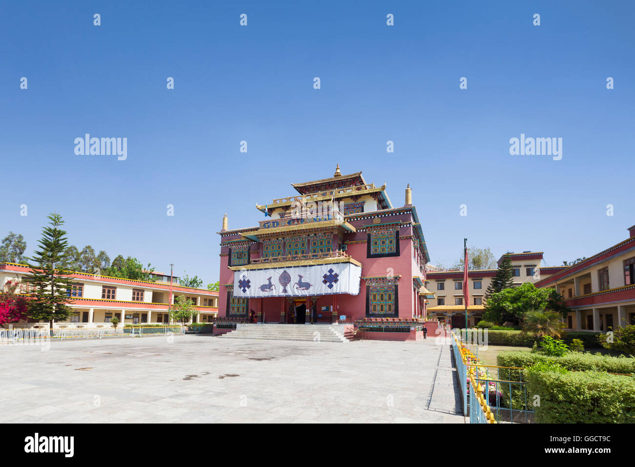 The Shechen monastery near Boudhanath, Kathmandu, Nepal Stock Photo - Alamy