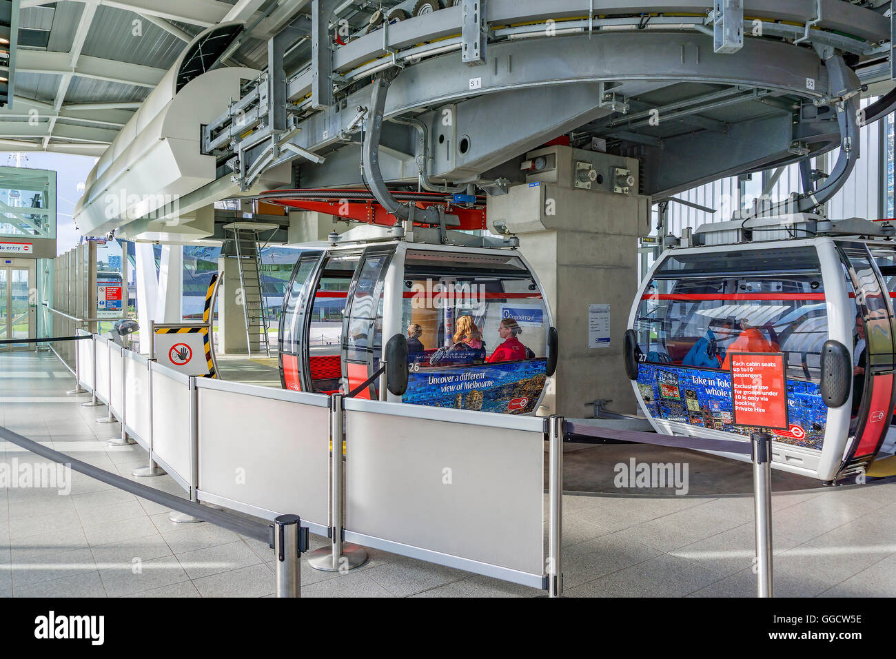 The Emirates Airline cable car in London Stock Photo - Alamy