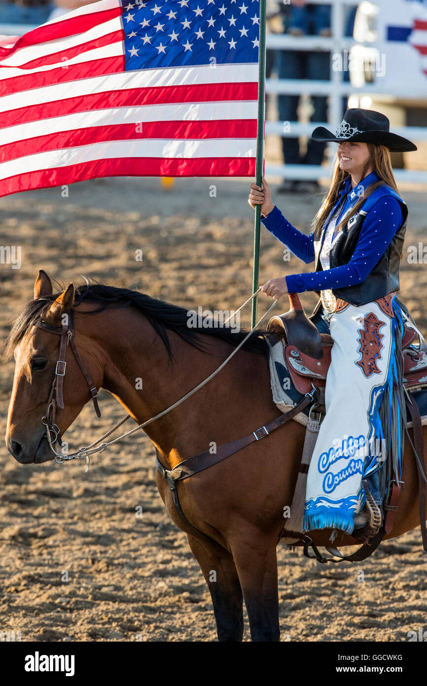 Cowgirl on horse abstract hi-res stock photography and images - Alamy