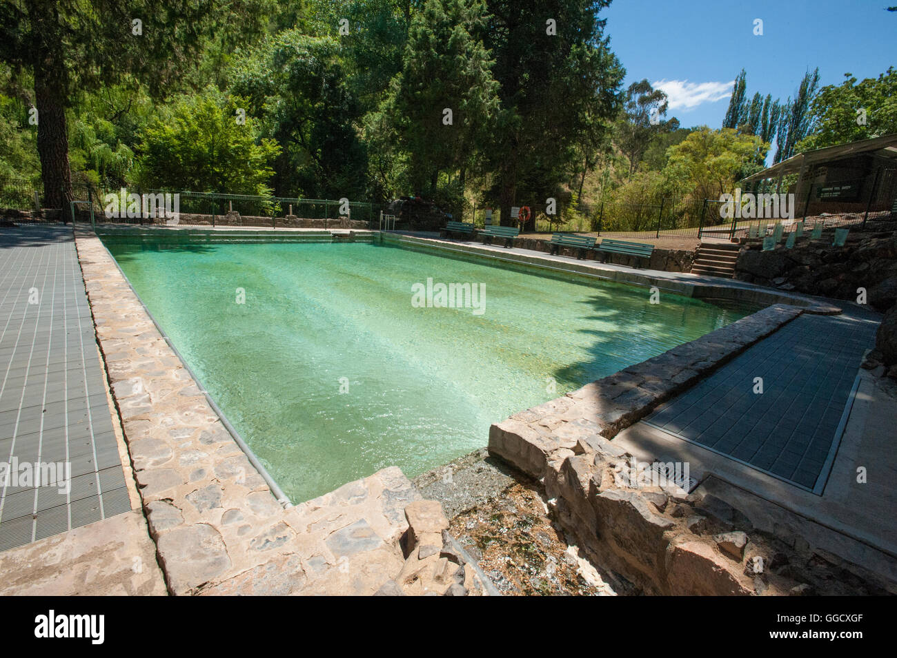 Buchan Caves swimming pool, fed by an underground stream Stock Photo ...