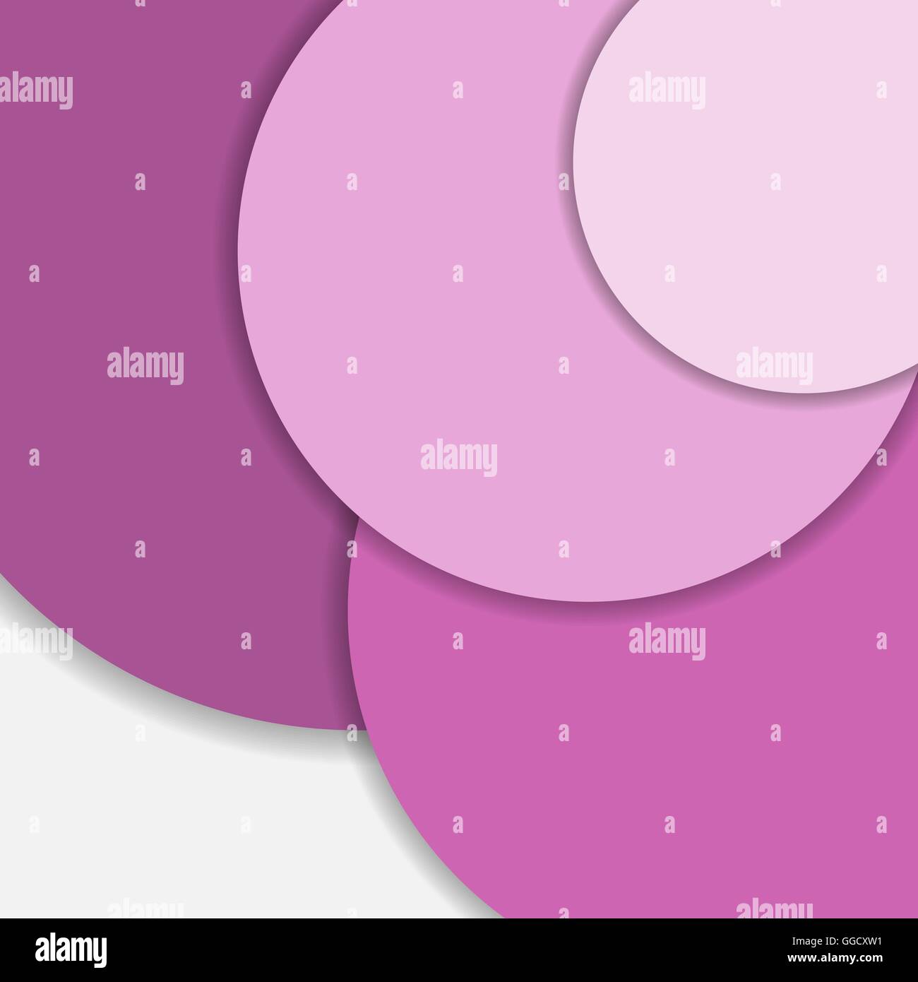 Pink circle material design background, stock vector Stock Vector Image ...