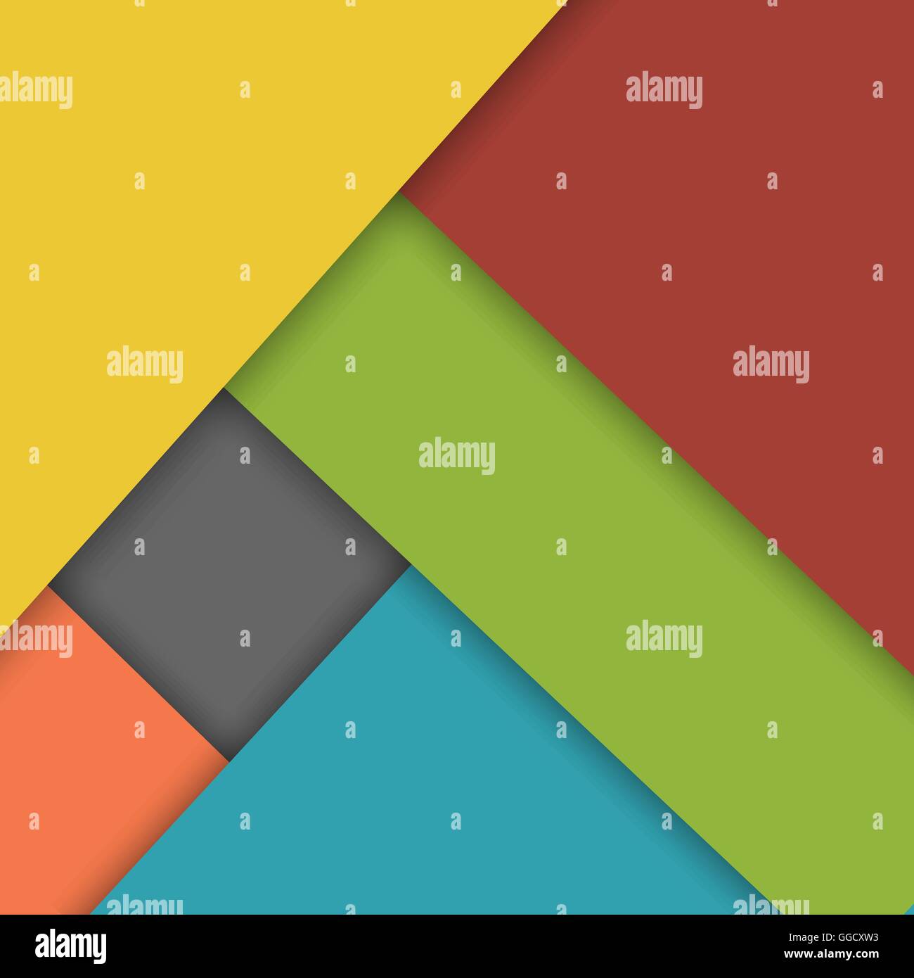 Colorful overlap layer material design background, stock vector Stock ...