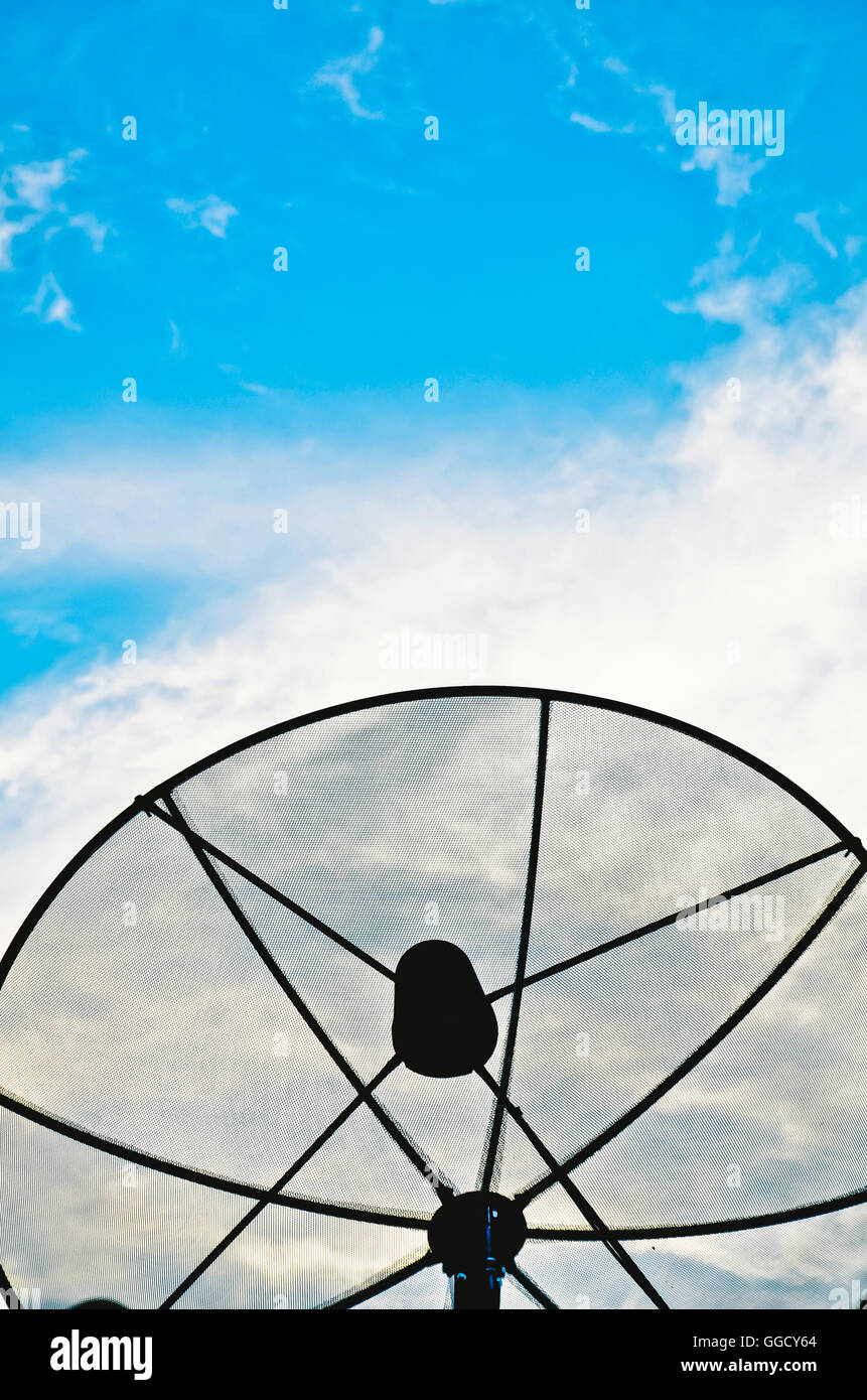 Satellite dish telecommunications equipment hi-res stock photography ...