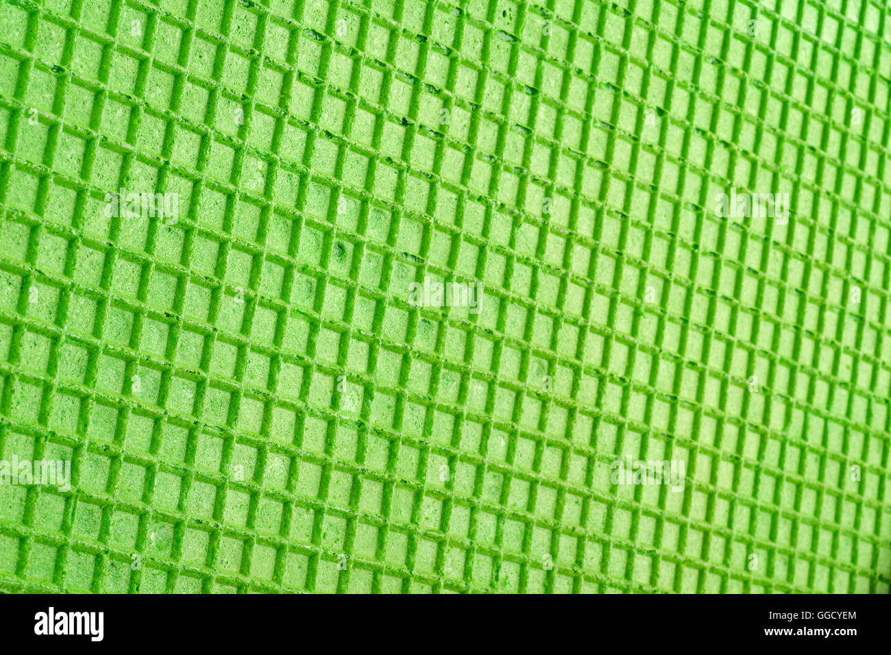Green wafer textured surface closeup background Stock Photo - Alamy