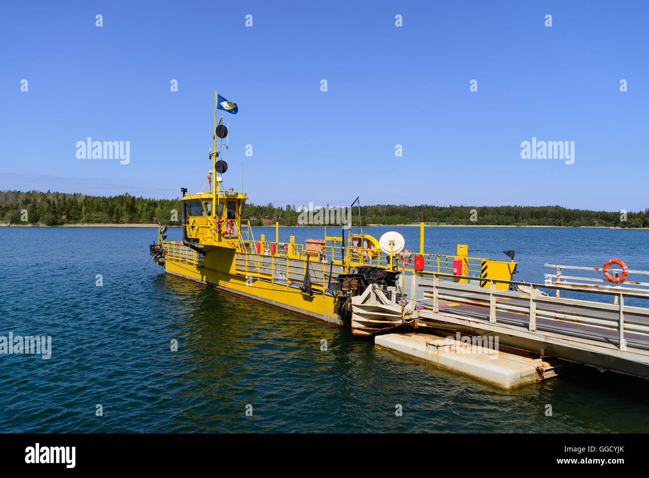 Finnish car ferry Stock Photo - Alamy