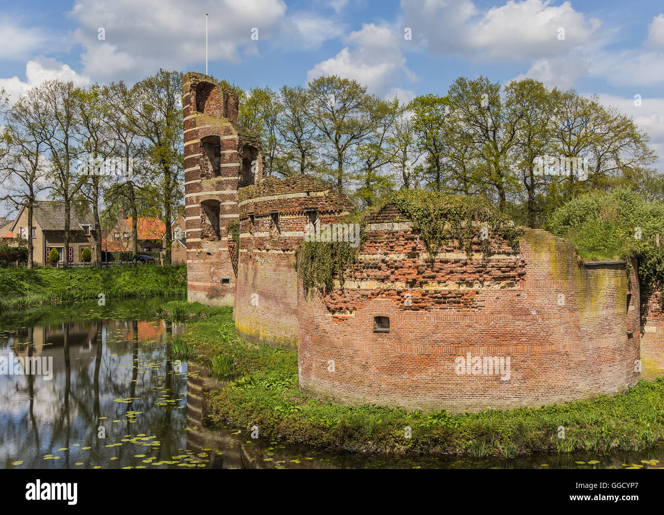 Ruins of the castle in Batenburg, the Netherlands Stock Photo - Alamy