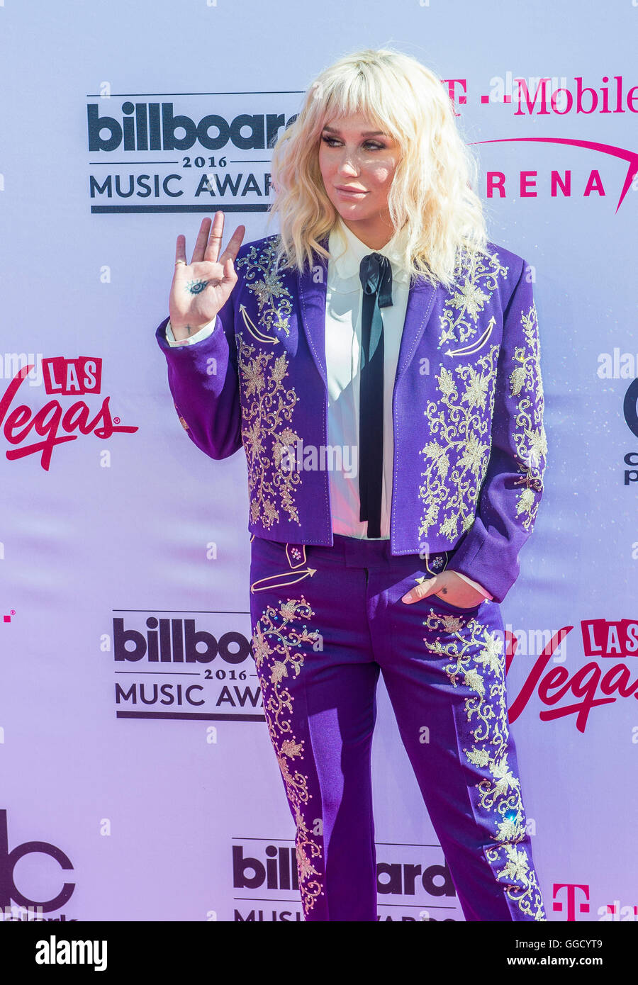 Recording artist Kesha attends the 2016 Billboard Music Awards at T ...