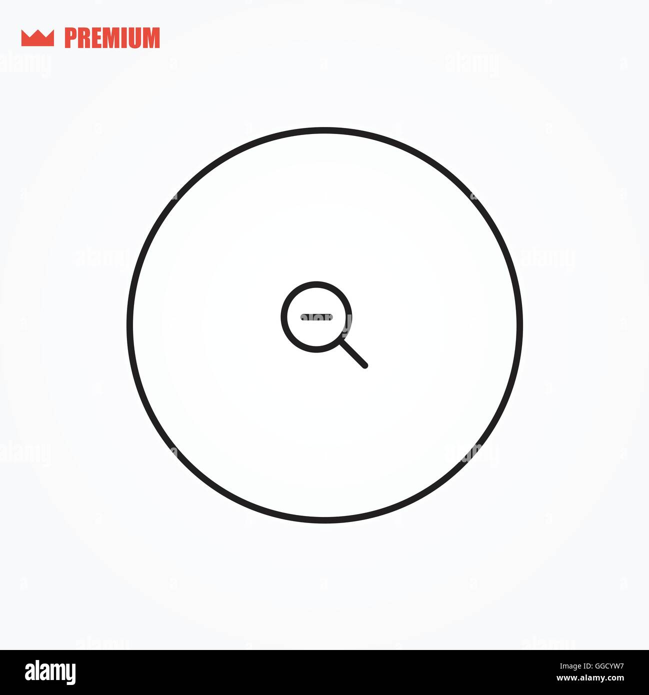 Zoom out vector vectors hi-res stock photography and images - Alamy