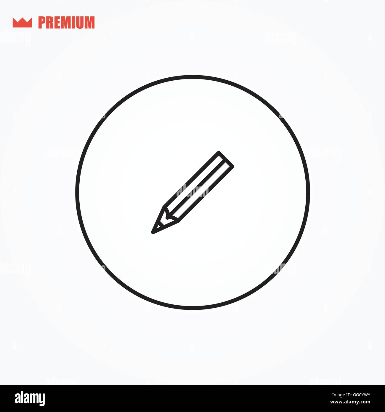 Pen vector icon. Pencil vector icon Stock Vector Image & Art - Alamy