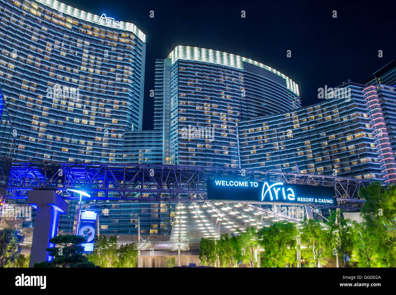The Aria Resort and Casino in Las Vegas Stock Photo - Alamy