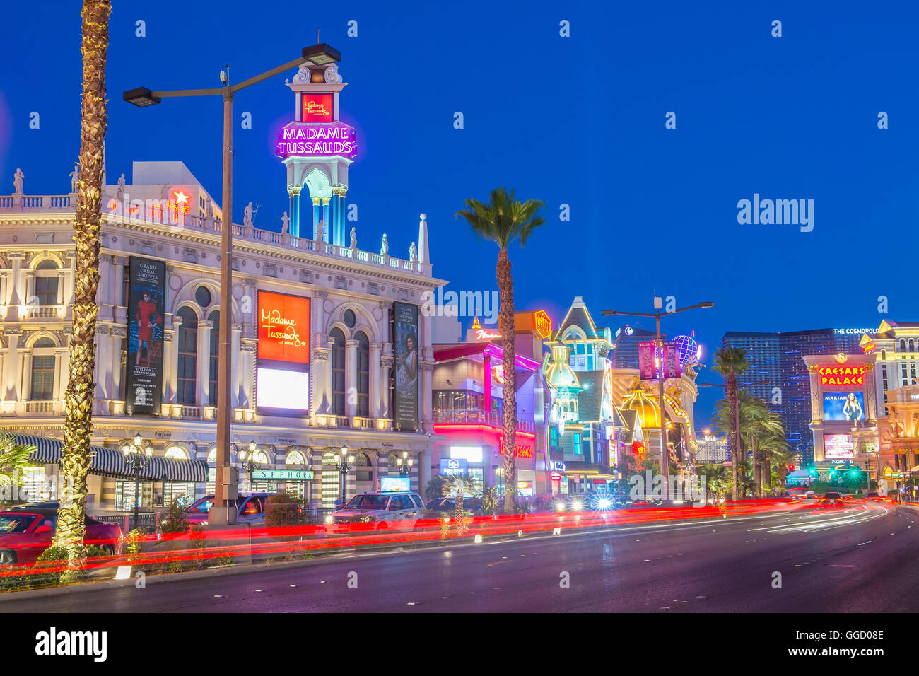 View of the strip in Las Vegas Stock Photo - Alamy