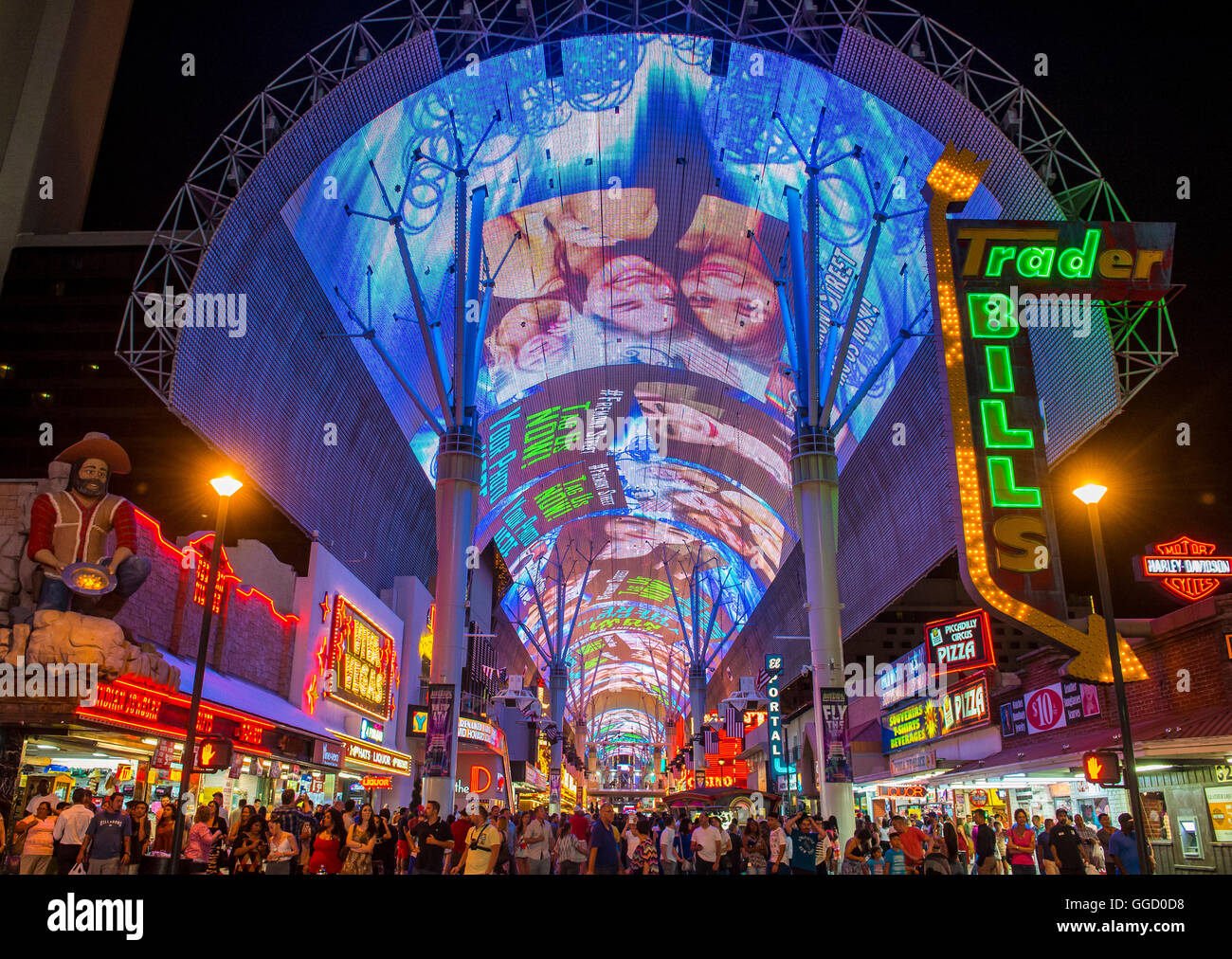 Fremont street experience hi-res stock photography and images - Alamy