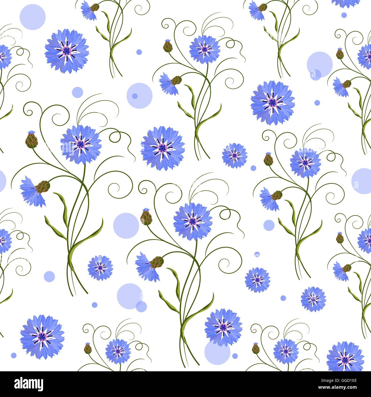 Pattern green field blue Stock Vector Images - Alamy