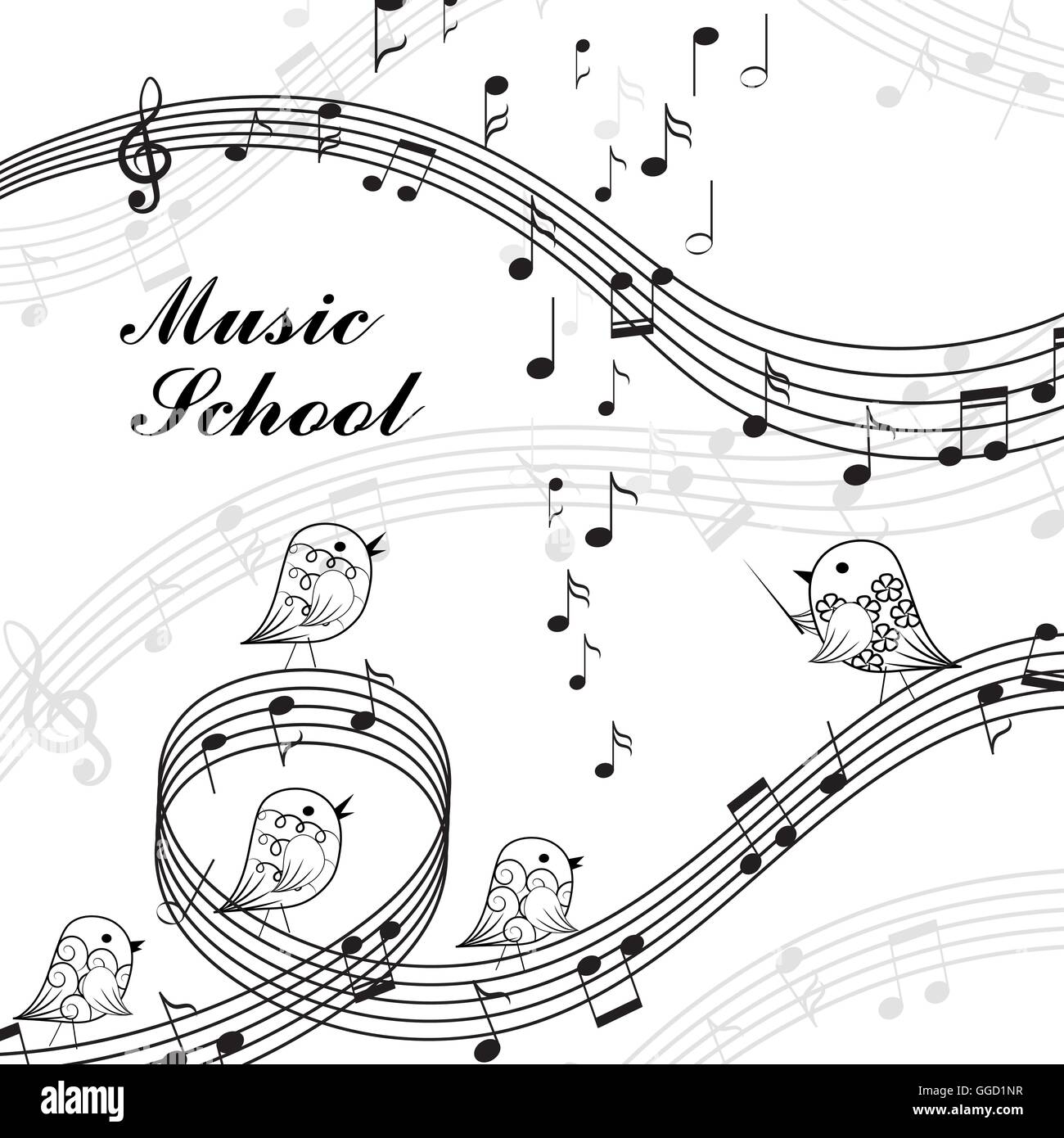 Musical design elements Stock Vector Image & Art - Alamy