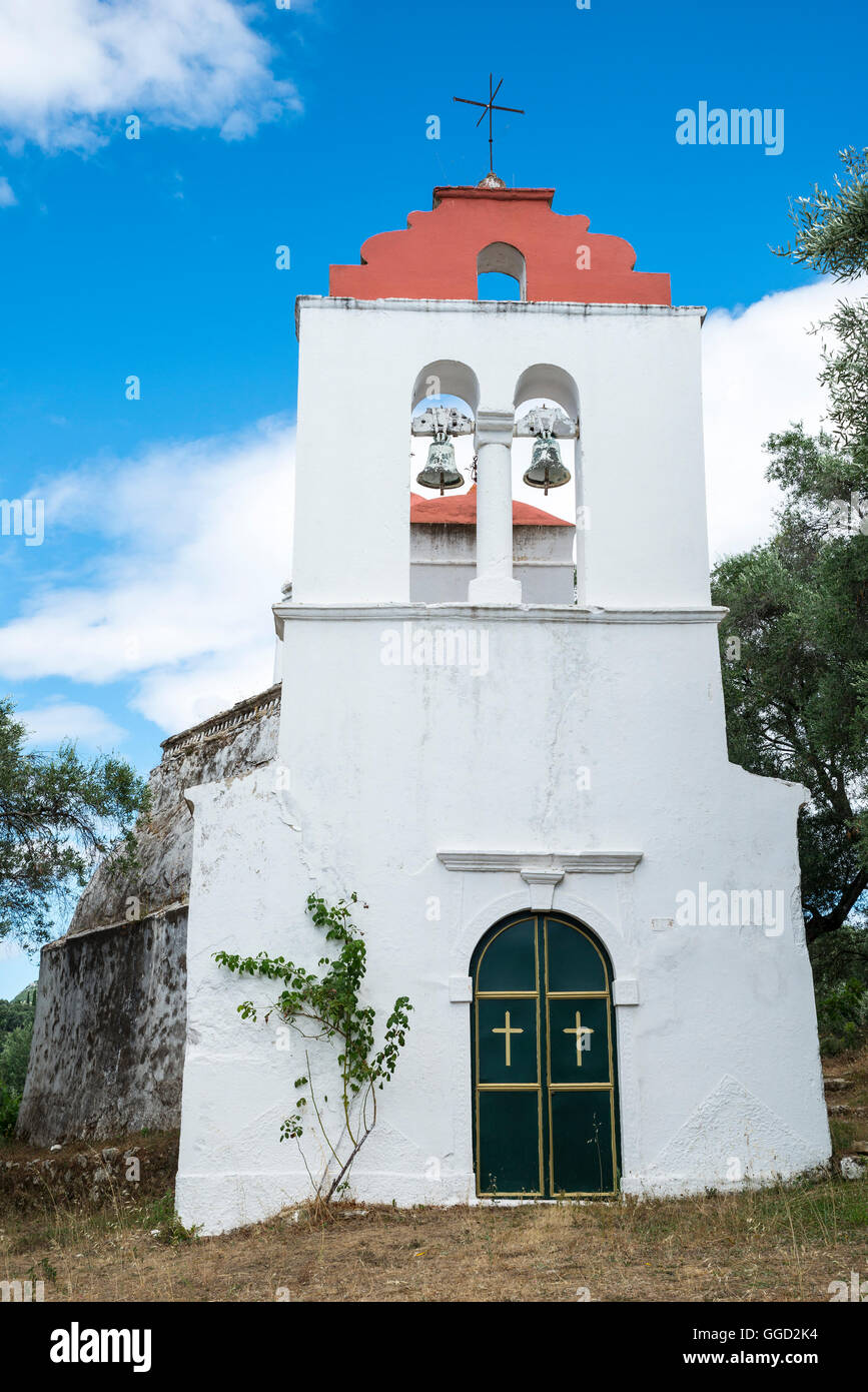 Church of Estavromenos, Nymfes, Thinali Municipal unit, Corfu, Ionian ...