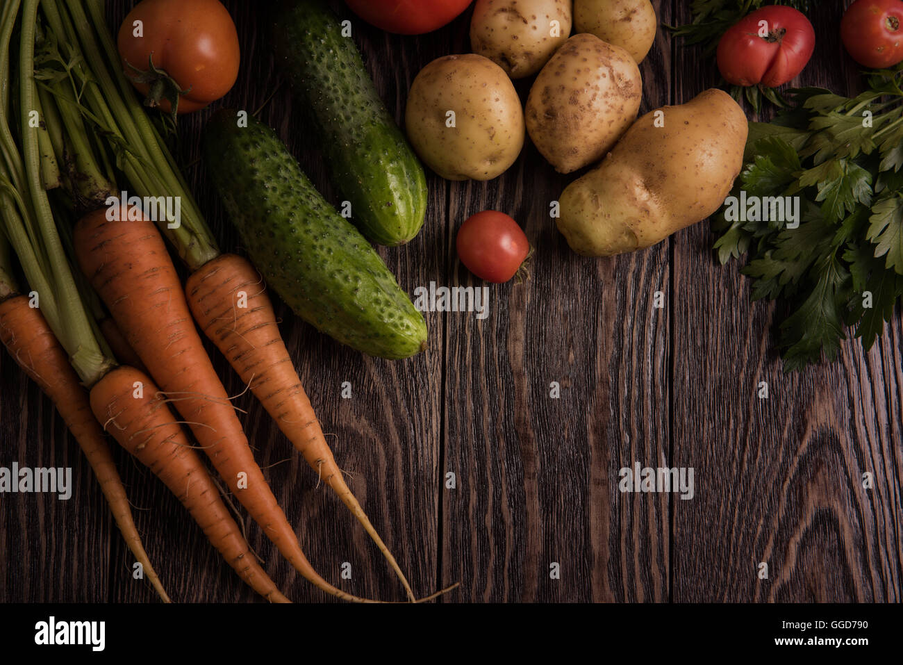 freshly grown raw vegetables Stock Photo - Alamy
