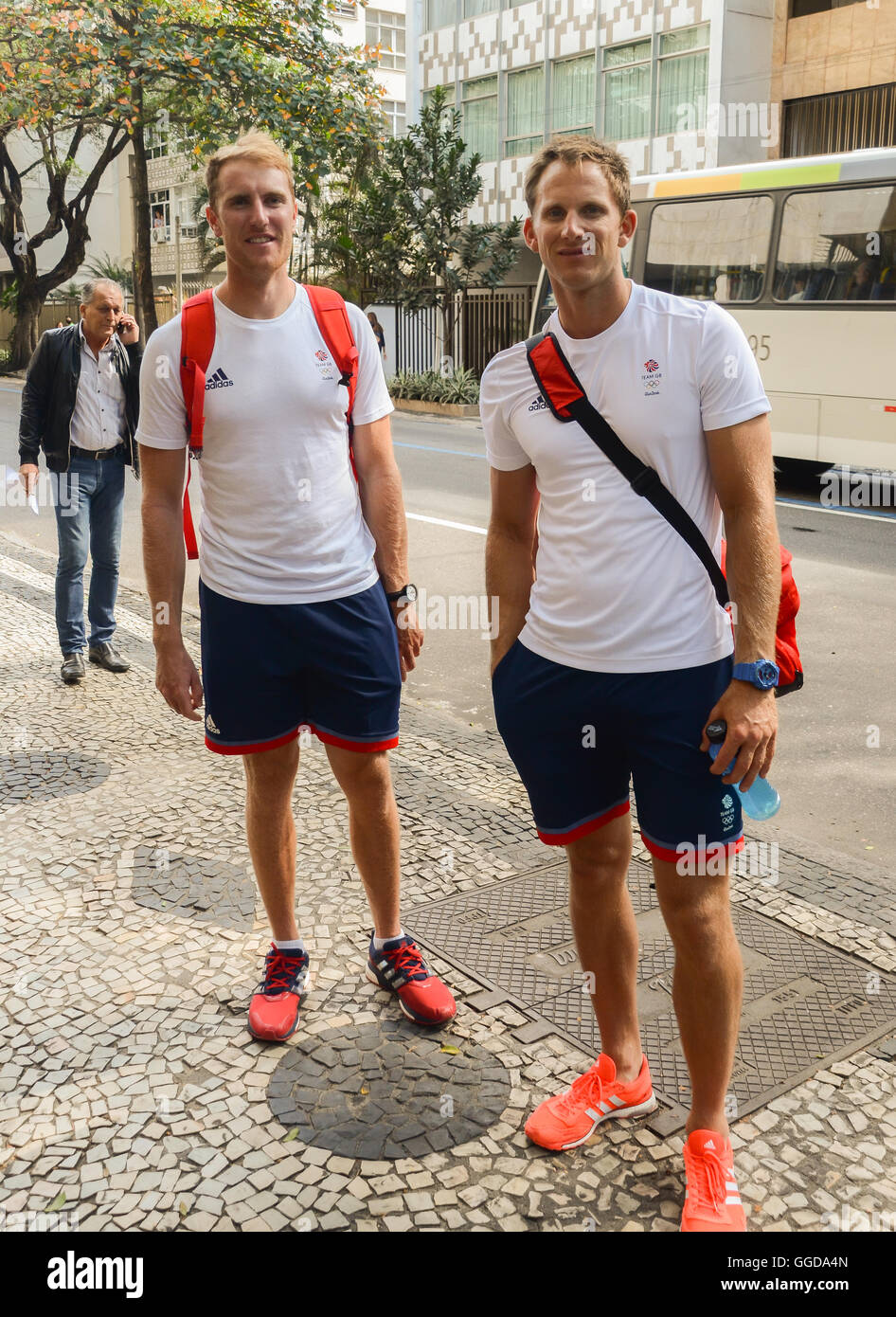 Team GB rowing team representatives George Nash (bronze in London 2012 ...