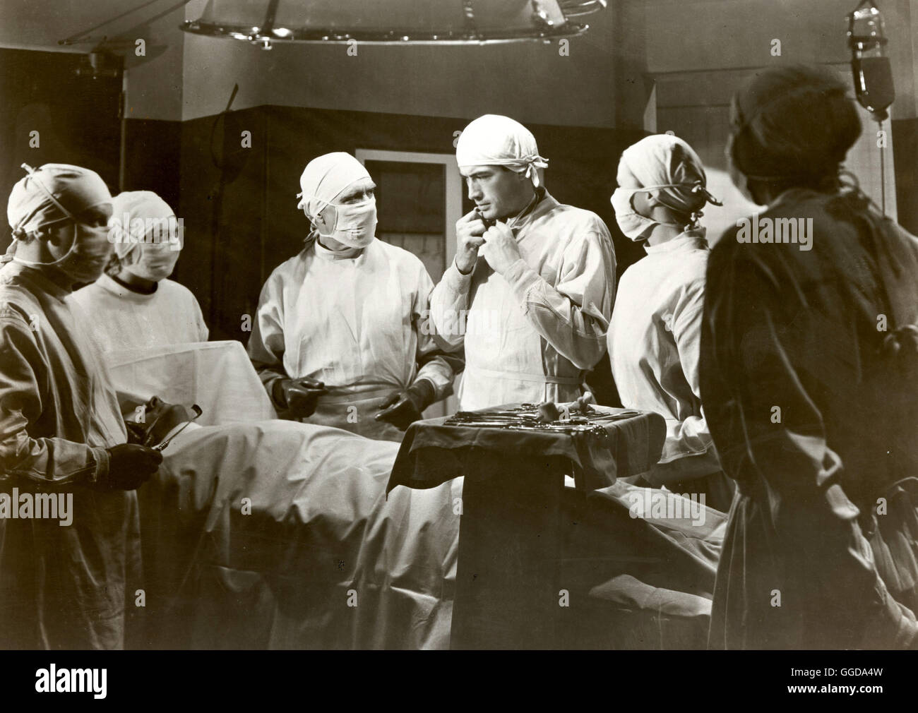 ICH KäMPFE UM DICH / Spellbound USA 1945 / Alfred Hitchcock Szene mit ...