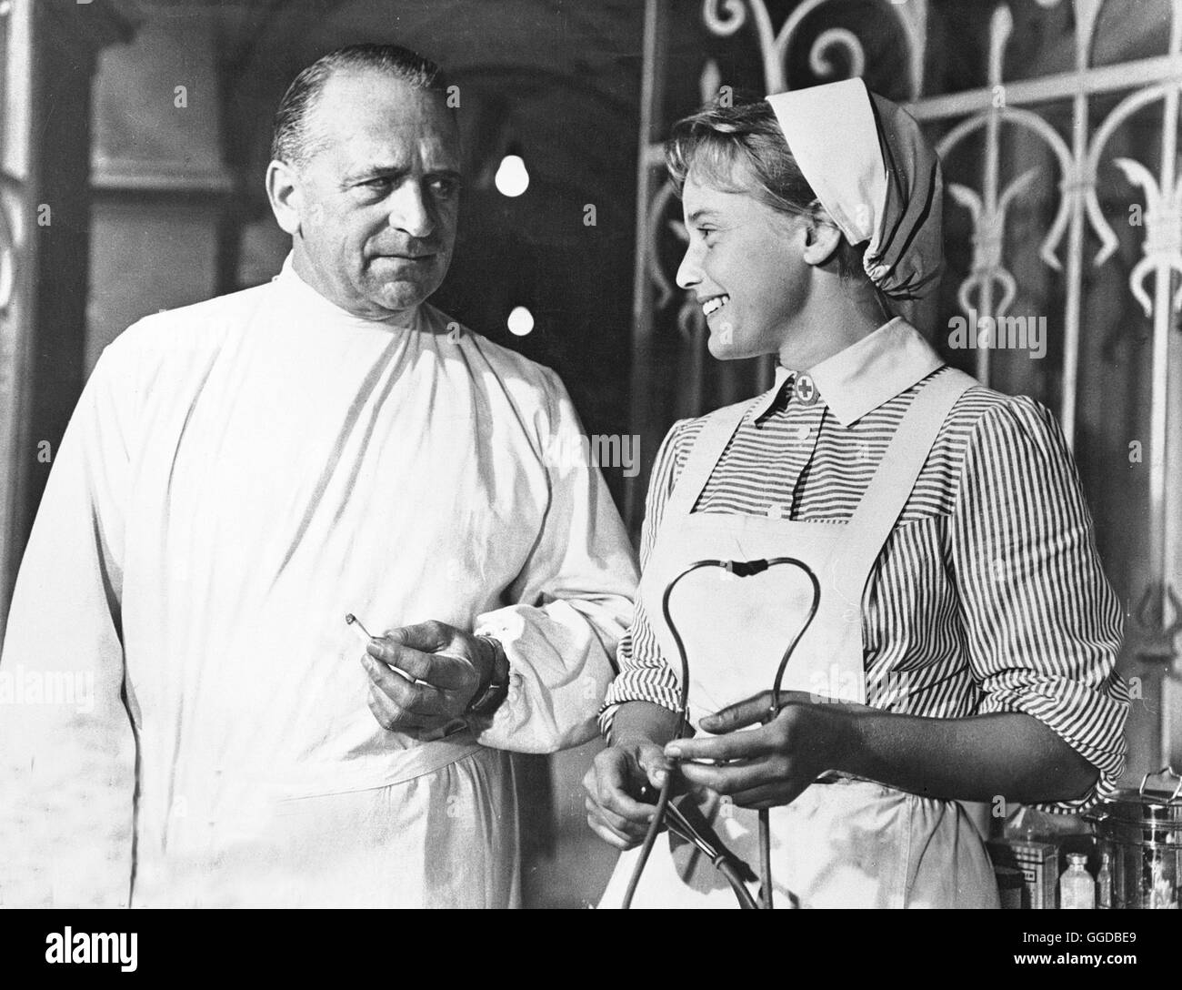 DIE LETZTE BRÜCKE / Austria/Yugoslawia 1954 / Helmut Käutner Die junge ...