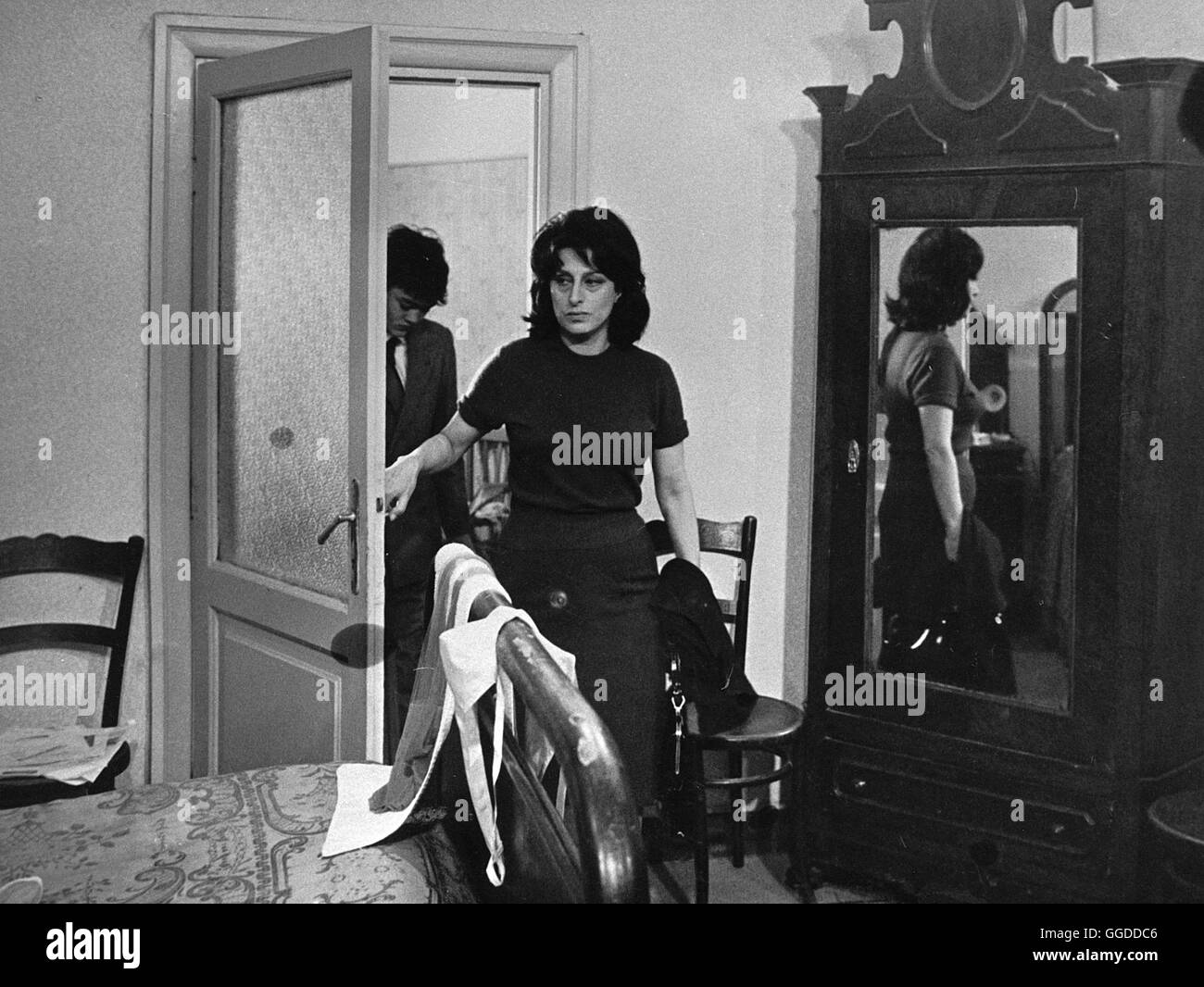 MAMMA ROMA / Italien 1962 / Pier Paolo Pasolini Szene mit ANNA MAGNANI ...